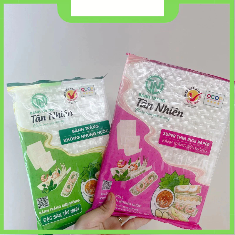 Tan Nhien Rice Paper Super Thin No Need to Dip Water | Shopee Singapore