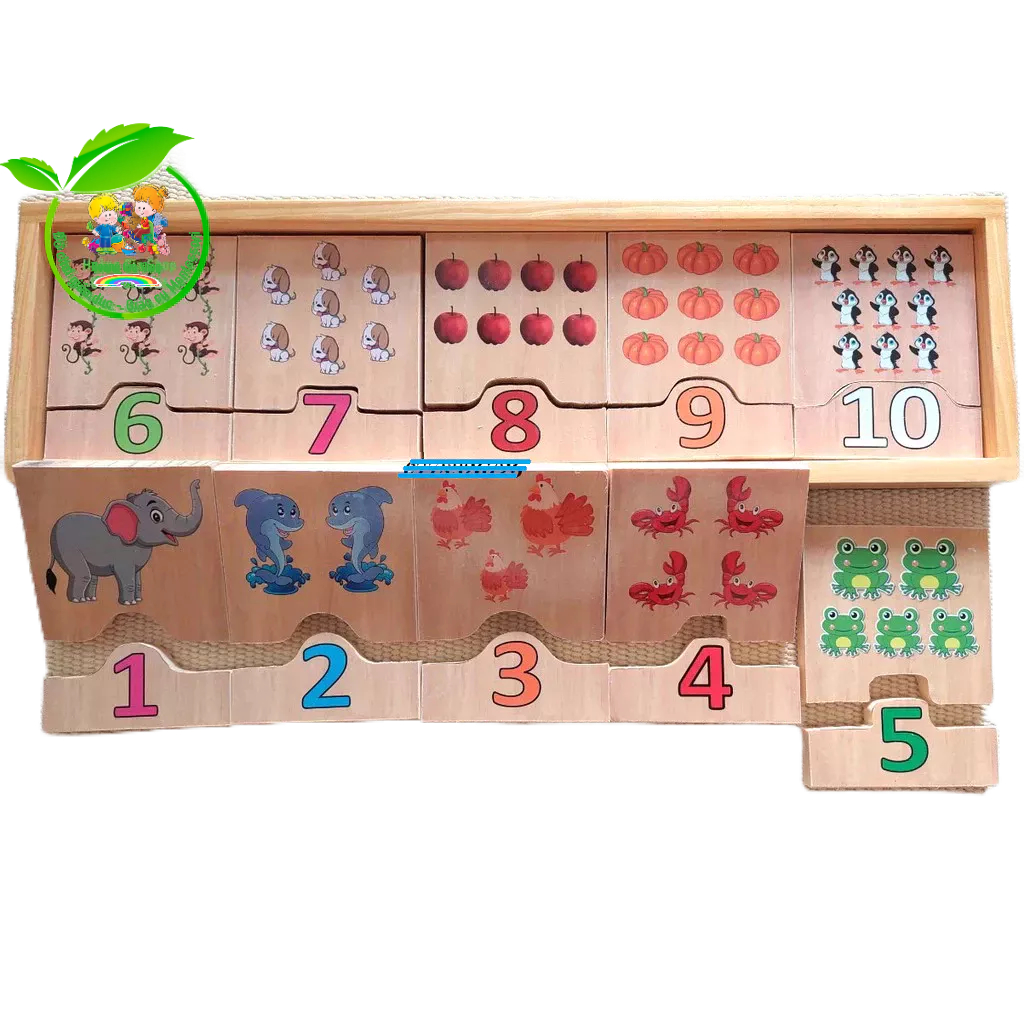 Matching number set helps children learn numbers and quantities (large ...