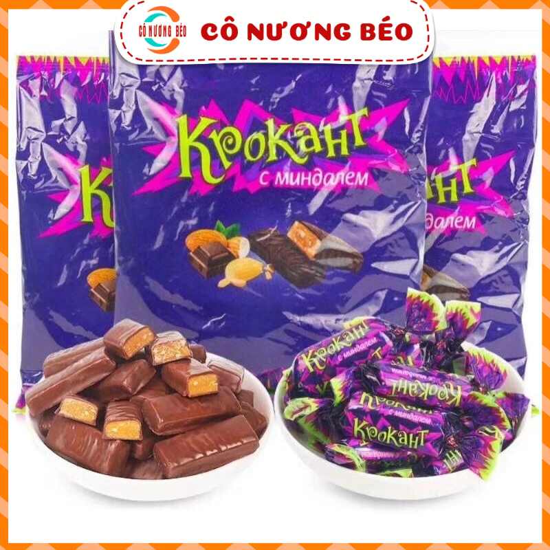 Krokaht Purple Russian Almond Chocolate Candy 500g pack - Confectionery ...