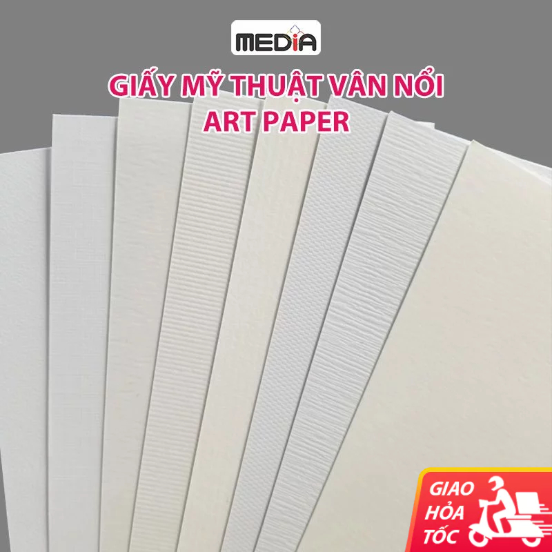 Media A3/A4 embossed art paper 200gsm canson paper pencil drawing paper ...