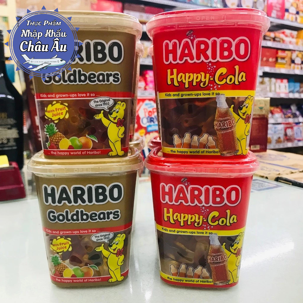 Haribo chipchip marshmallows plastic box 150g Cola/Goldbears flavor ...