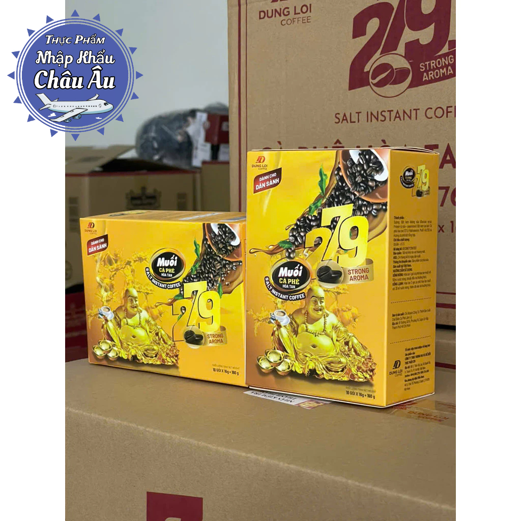 Coffee 279 Salted Coffee Gold Box - Box of 10 packs (160G) | Shopee ...