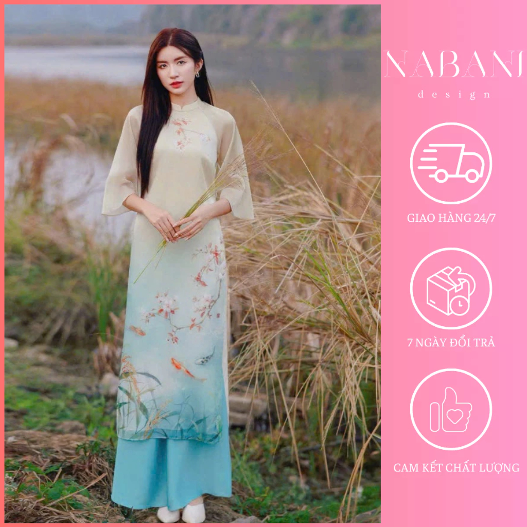 [QT 8/3] Modern ao dai, ao dai designed with high-quality Korean silk ...