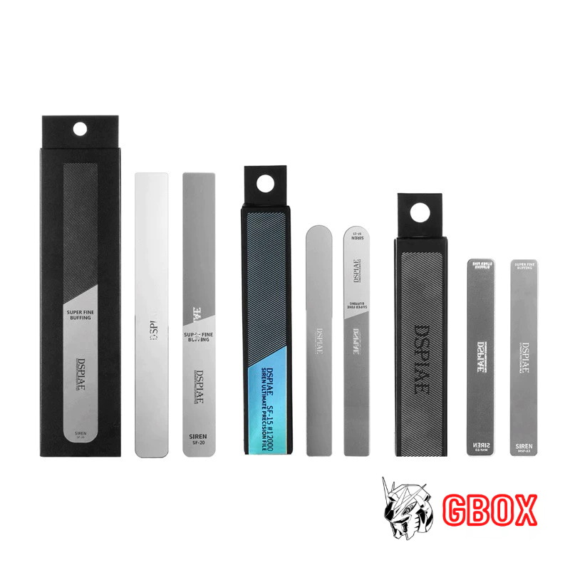 DSPIAE glass file set specialized for high-quality rough Gundam plastic ...