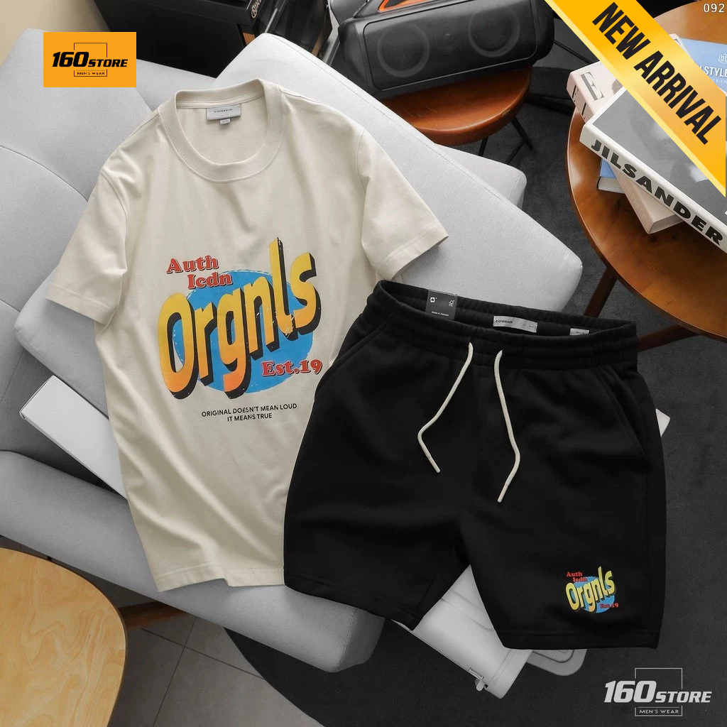 ICONDENIM Golden Script Men's Set SEID0092 | Shopee Singapore
