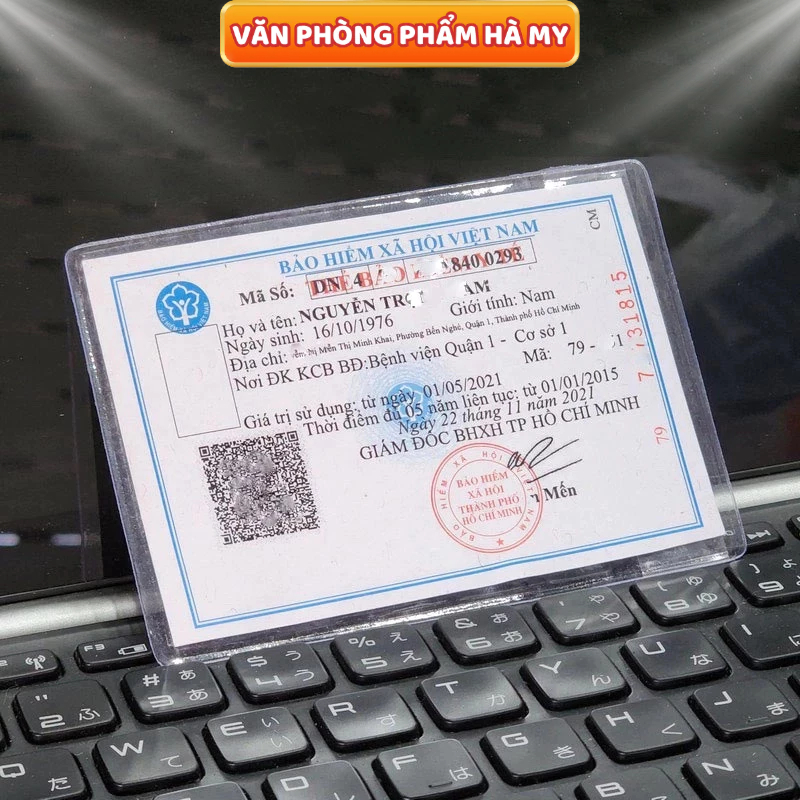 Combo of 10 Covers - Clear Flexible Medical Insurance Card Cover with ...