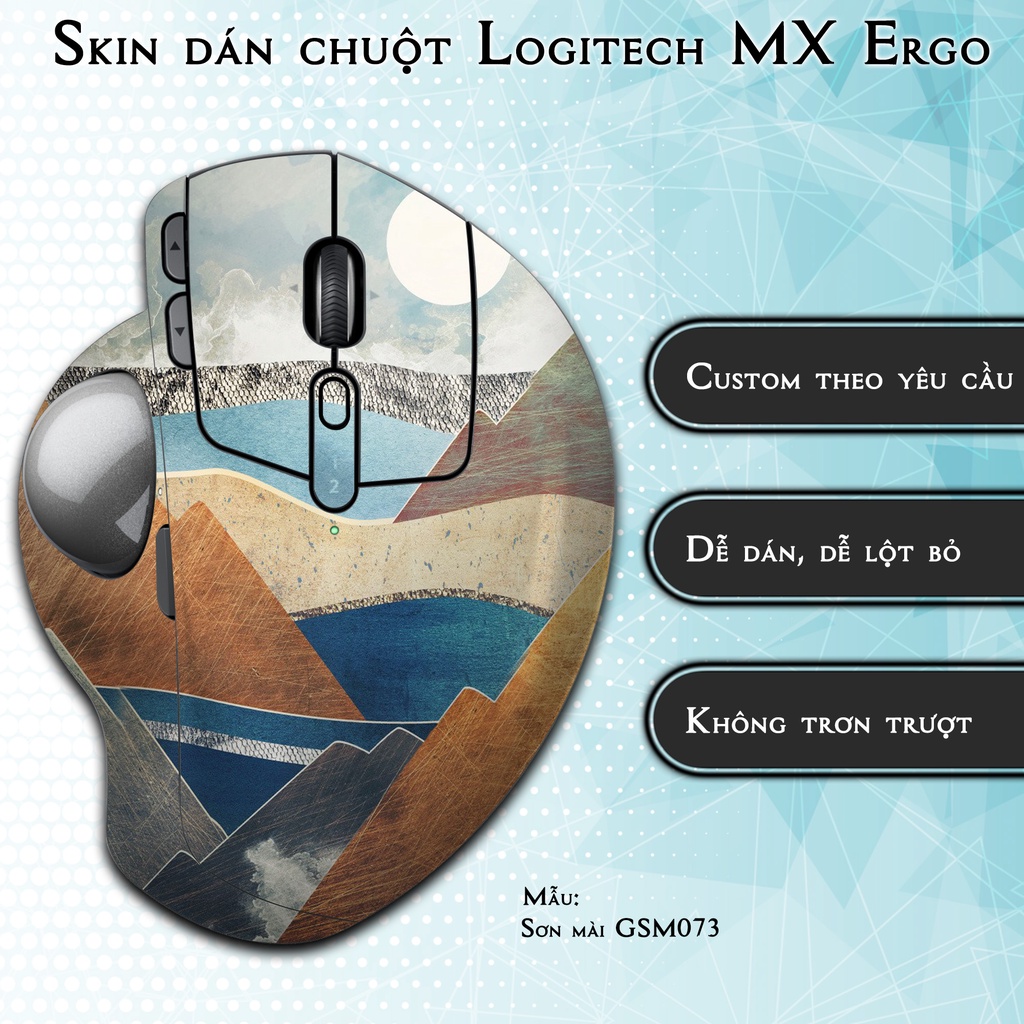 Logitech MX Ergo mouse Skin Lacquer model GSM073 | 3m Anti-slip Film ...