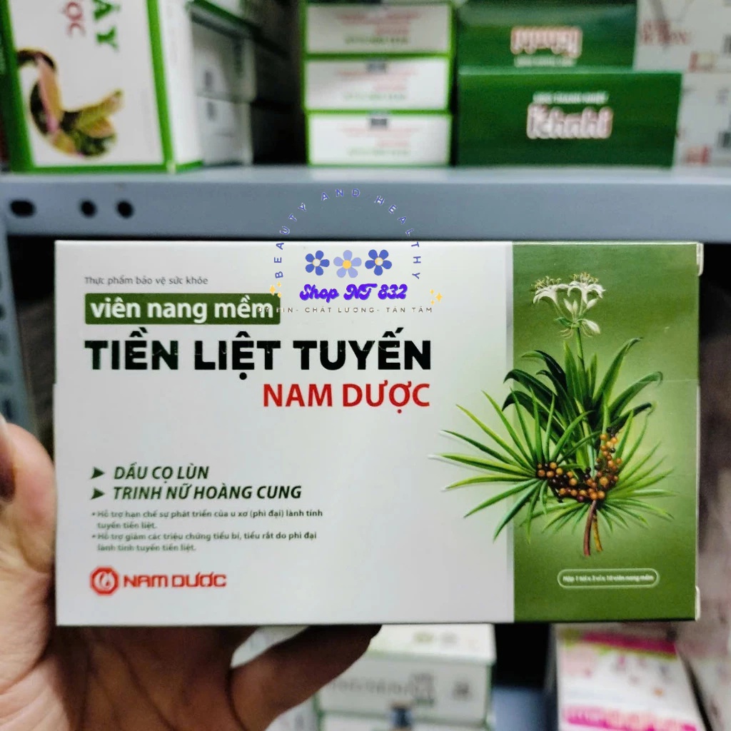 Nam Duoc Prostate soft capsules - dwarf palm oil essence, Crinum ...