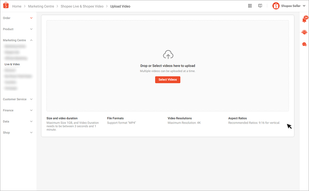 Shopee Video via Seller Centre | Shopee SG Seller Education Hub