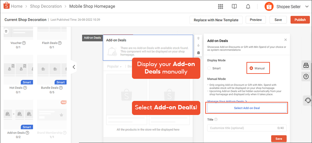 Basic Shop Decoration | Shopee SG Seller Education Hub