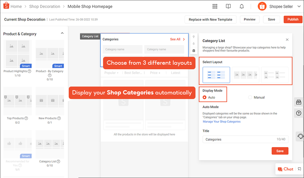 Basic Shop Decoration | Shopee SG Seller Education Hub