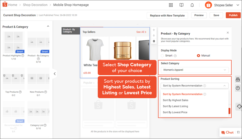 Basic Shop Decoration | Shopee SG Seller Education Hub