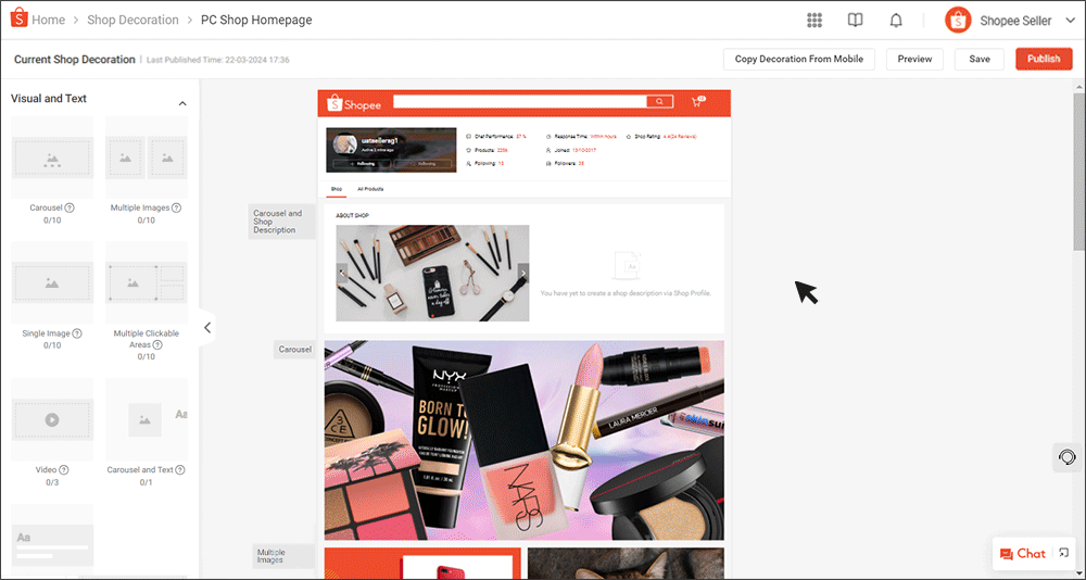 Using Premium Shop Decoration | SG Seller Education [Shopee]