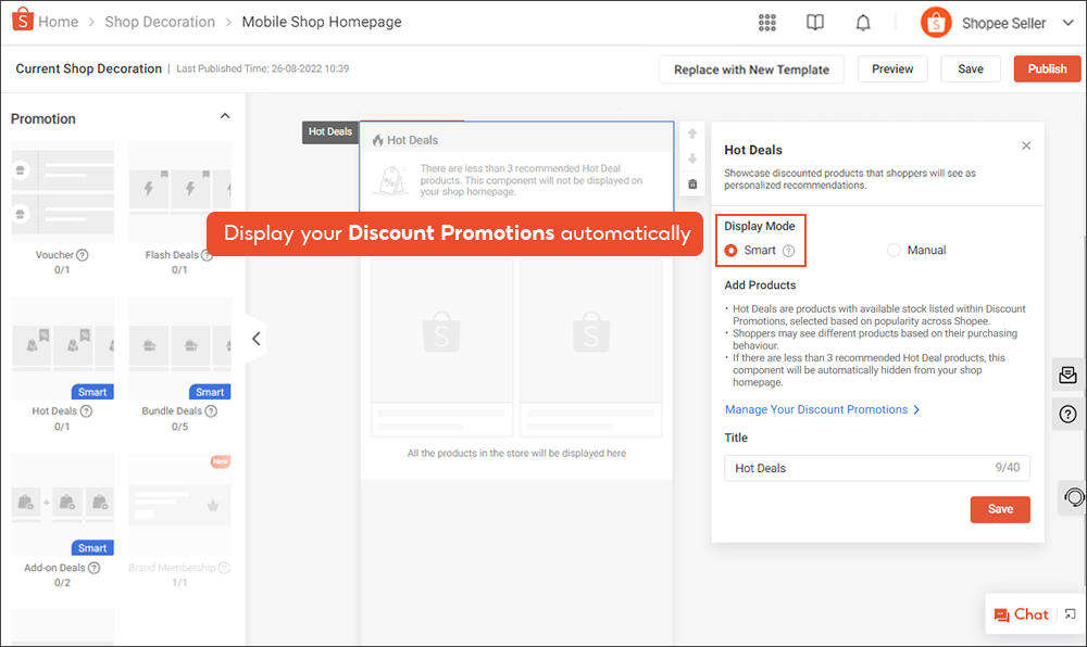 Basic Shop Decoration | Shopee SG Seller Education Hub