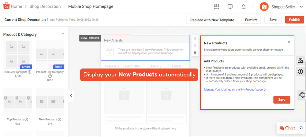 Basic Shop Decoration | Shopee SG Seller Education Hub