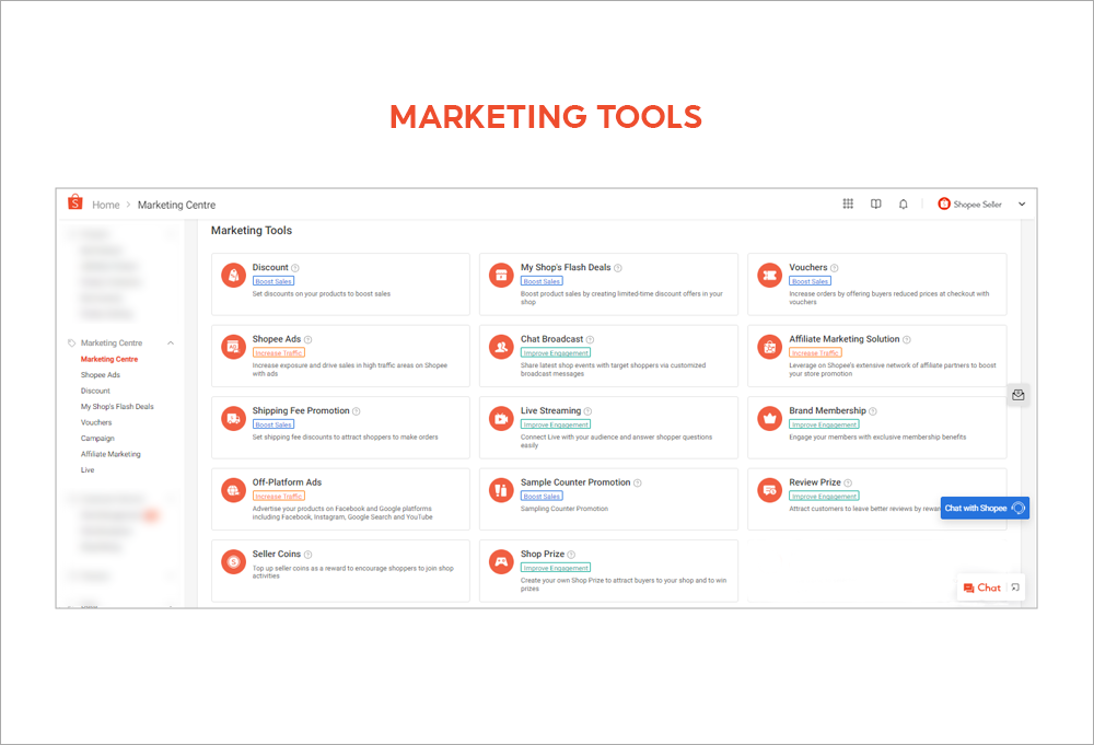 Marketing tools | SG Seller Education [Shopee]