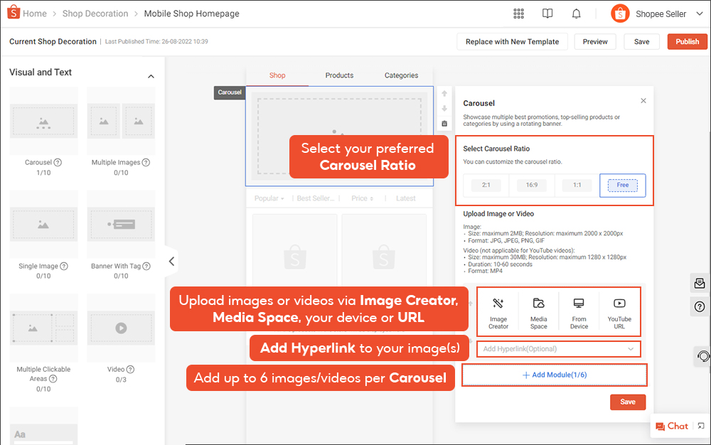 Basic Shop Decoration | Shopee SG Seller Education Hub