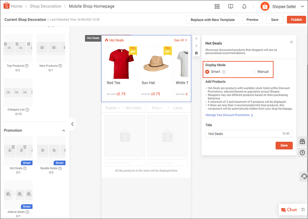 Basic Shop Decoration | Shopee SG Seller Education Hub