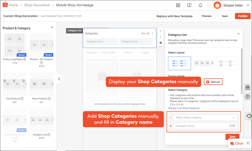 Basic Shop Decoration | Shopee SG Seller Education Hub
