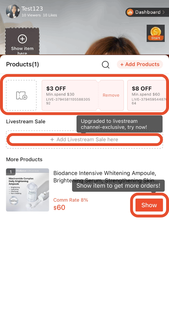 Shopee Live advanced tools | Shopee SG Seller Education Hub