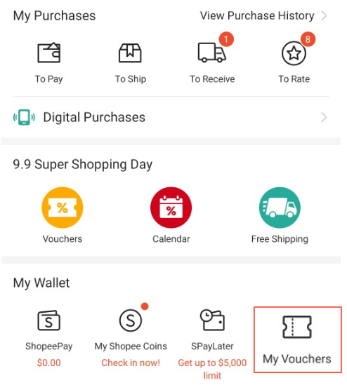 Platform wide Free Shipping Vouchers