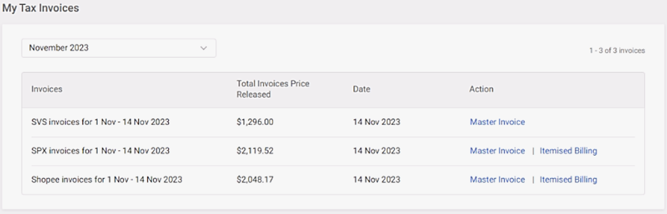Checking My Tax Invoices | Shopee SG Seller Education Hub