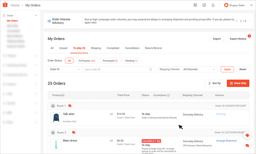 Fulfilling your first order | SG Seller Education [Shopee]