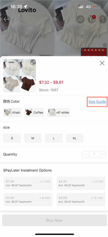 Mandatory Size Chart Attribute for Fashion Products | SG Seller ...