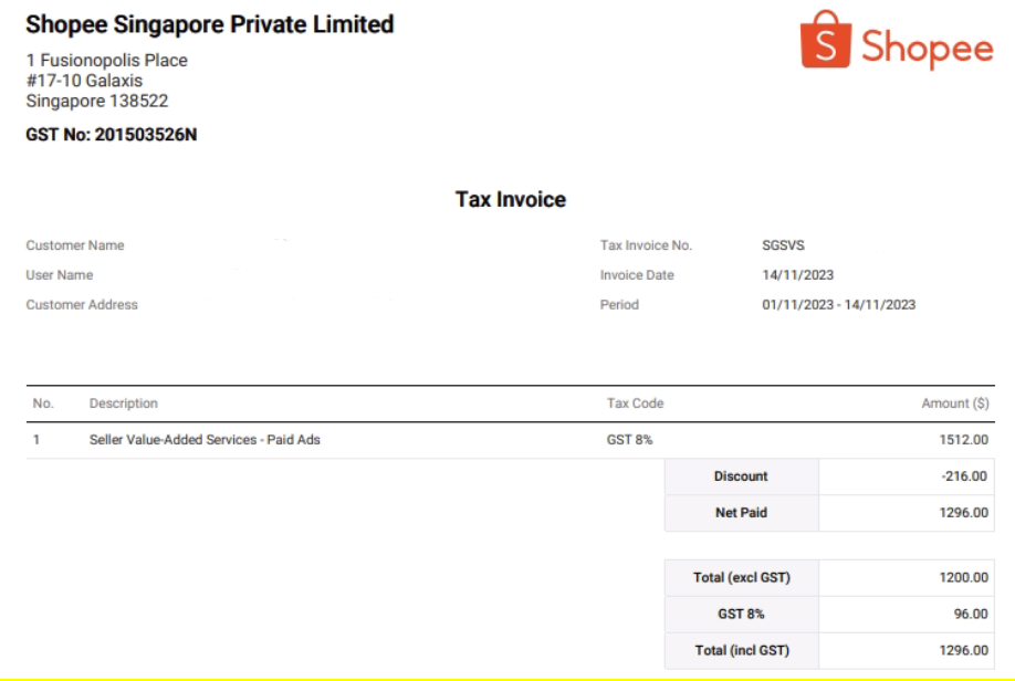 About My Income | Shopee SG Seller Education Hub