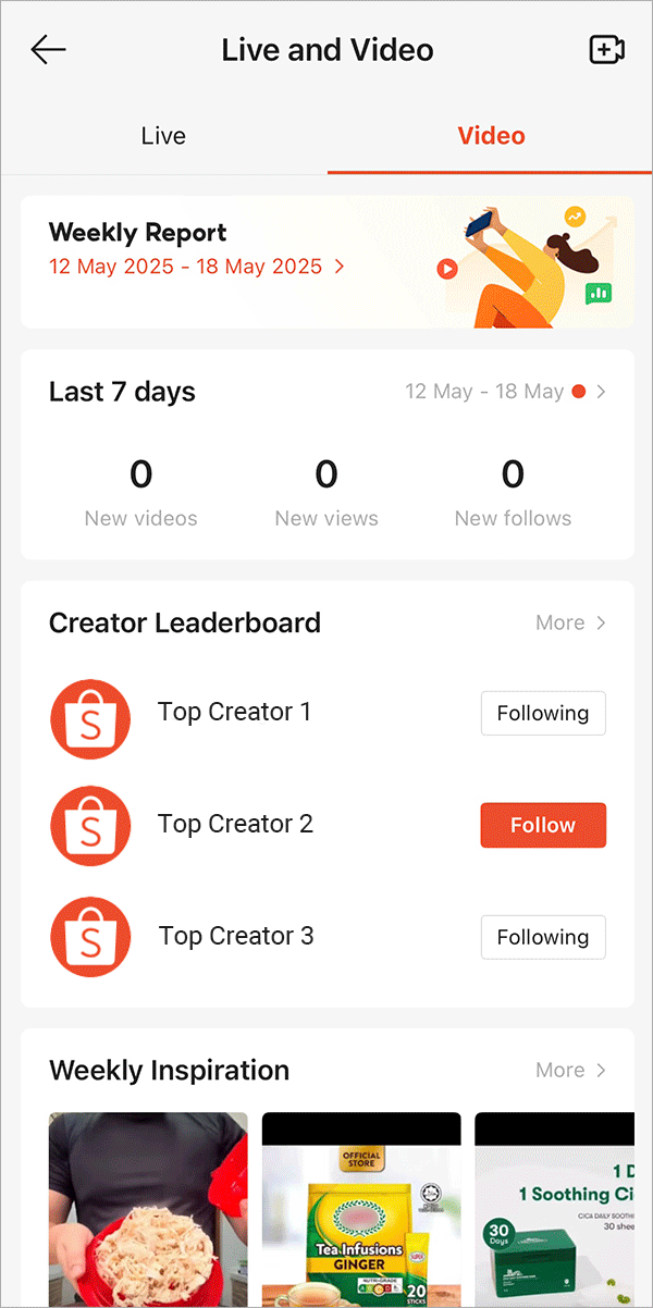 Shopee Video via Shopee App | Shopee SG Seller Education Hub