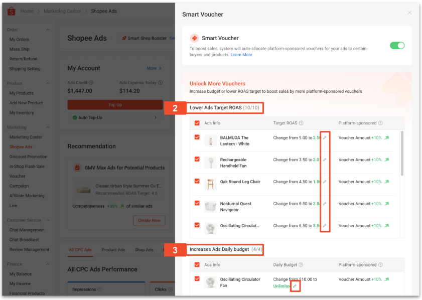 스마트 바우처 (Smart Voucher) | Shopee KR Seller Education Hub