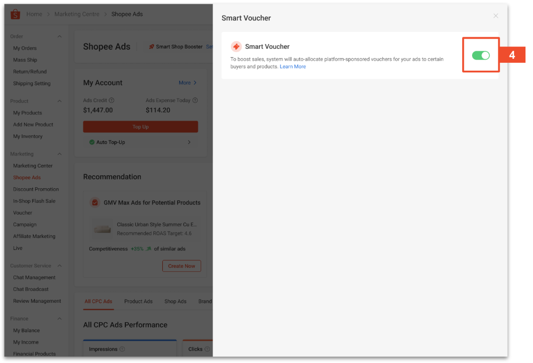 스마트 바우처 (Smart Voucher) | Shopee KR Seller Education Hub