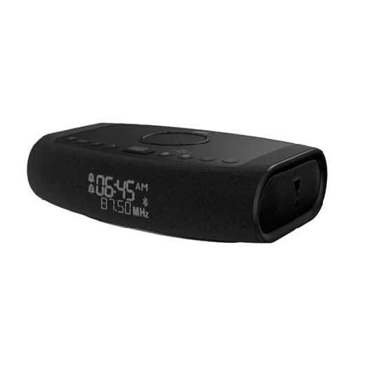 JBL Rise Bluetooth Speaker with Dual Alarm Clock, FM Radio, Wireless ...